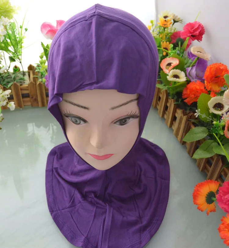 20 Differ Colors Hijab Caps Muslim Islamic Arabic Jersey Hijab Scarf ...