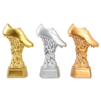 Customized Golden Shoes Sports Trophies Soccer/football Trophy - Buy ...