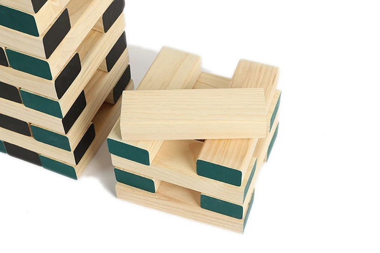 Juegos de patio de madera bloques cayendo Torre torre de madera juego ...