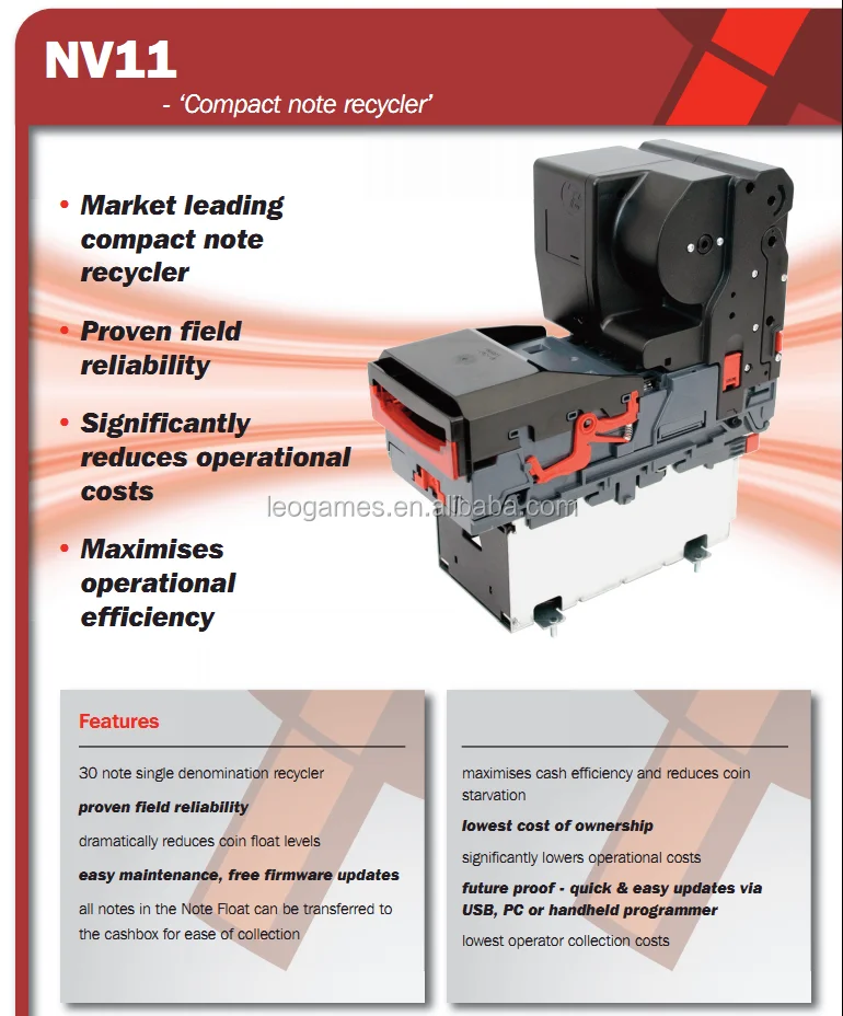 Nv 200 Aurora Board Bill Acceptor Note Recycler Banknote Itl Nv11 ...