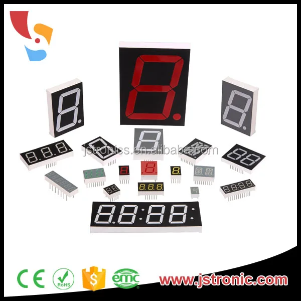 Jstronic Double Digits 7 Segment Display 10 Pin 0.56" Inch Fnd 2 Digit ...