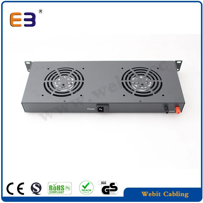 1U Rackmount Temperature Controller with Cooling Fans