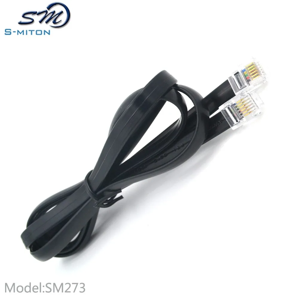 Ugreen-câble Téléphone Mobile Droit Rj12 Plat,6 Broches,6 Cœurs,Cordon ...