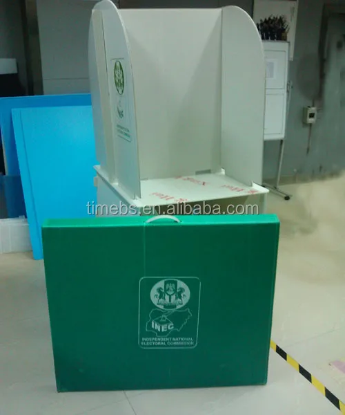 One Person Corrugated Pp Cardboard Polling Booth,Voting Screen For ...