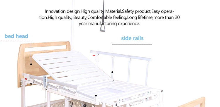 Wooden Incline Bed For Home Use Paralyzed Patients With Potty-hole ...