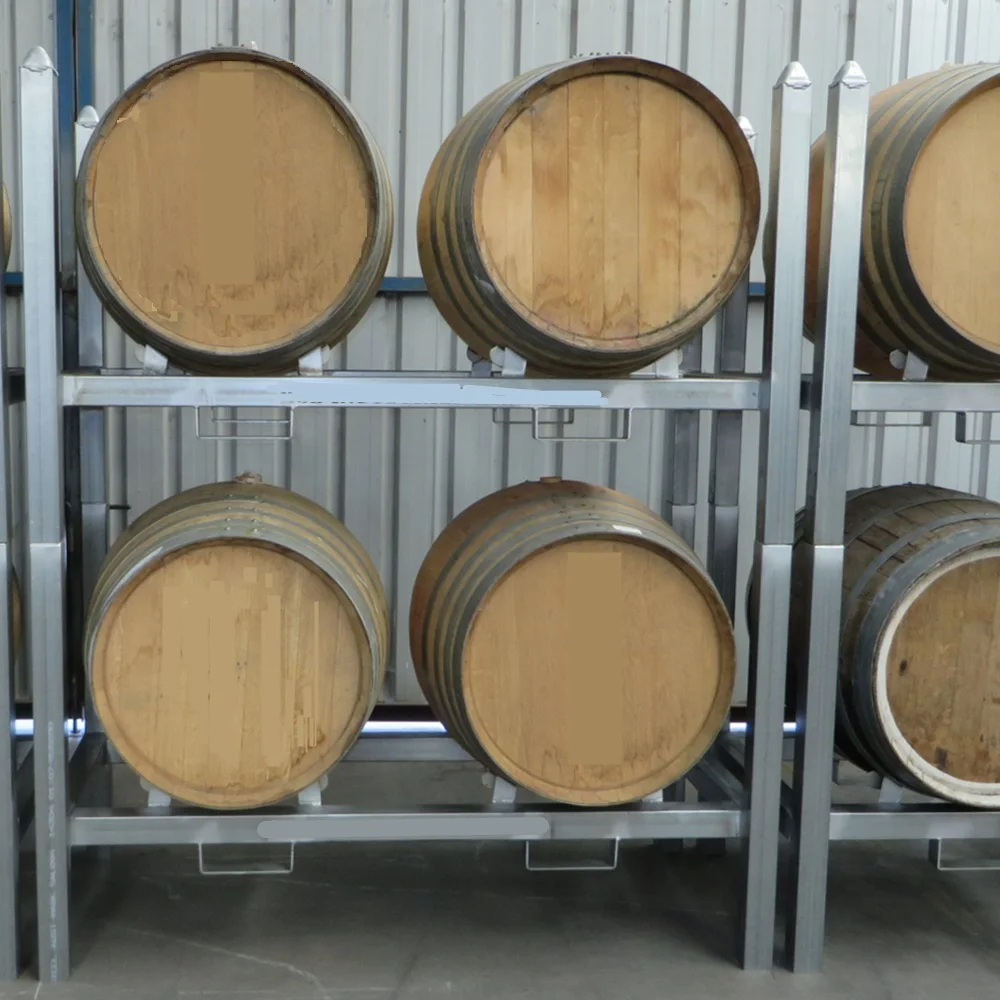 Sturdy Warehouse Storage Pallet Metal Racks For Storage Goods Oak Wine ...