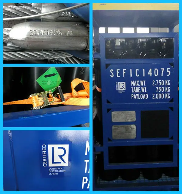 Durable Oxygen Nitrogen Cylinder Rack - SEFIC ISO232