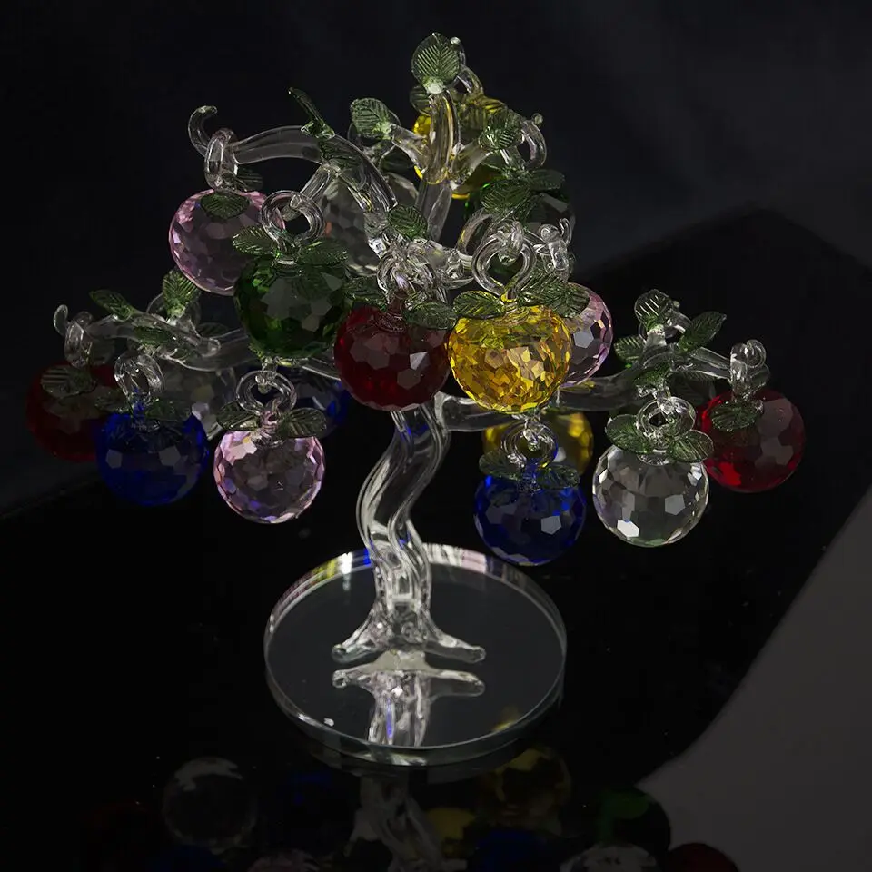 Colorful Crystal Apple Tree - Buy Crystal Apple Tree Product on Alibaba.com