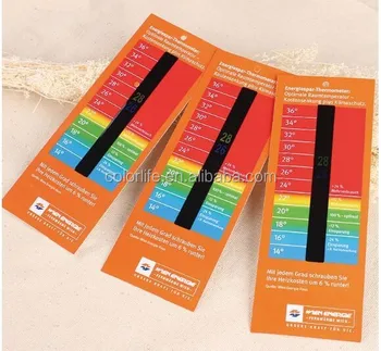 Room Thermometer Paper Thermometer Card - Buy Thermometer Card,Paper ...
