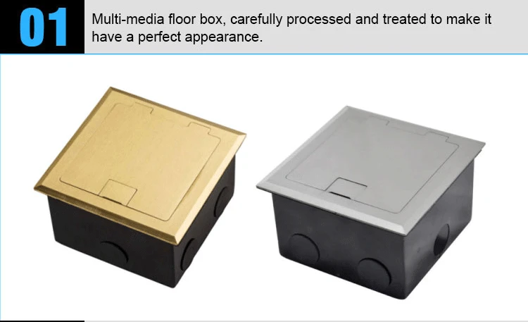 Power And Data Recessed Floor Box - Buy Floor Box,Power Floor Box,Vga ...