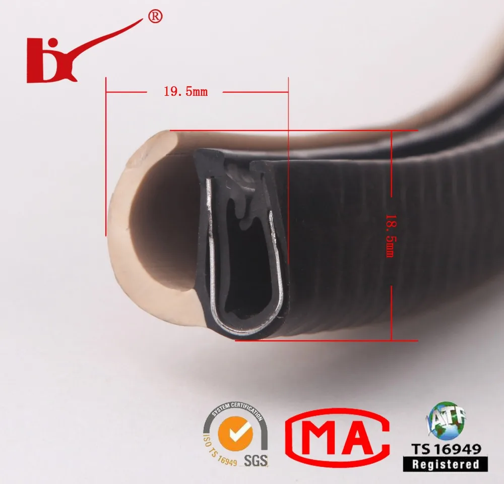 Rubber Trim Strip/plastic Window Edge Trim/sharp Metal Edge Protection ...