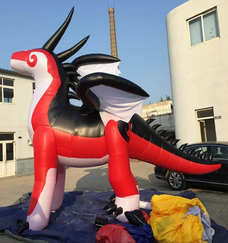 Hot Red Cartoon Animals Advertising Inflatable Sea Dragon - Buy ...