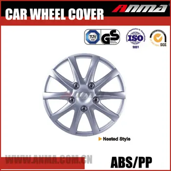 12"13"14"15"16" Inch Spinning Plastic Hubcap Chrome Hubcaps Wheel Hub ...