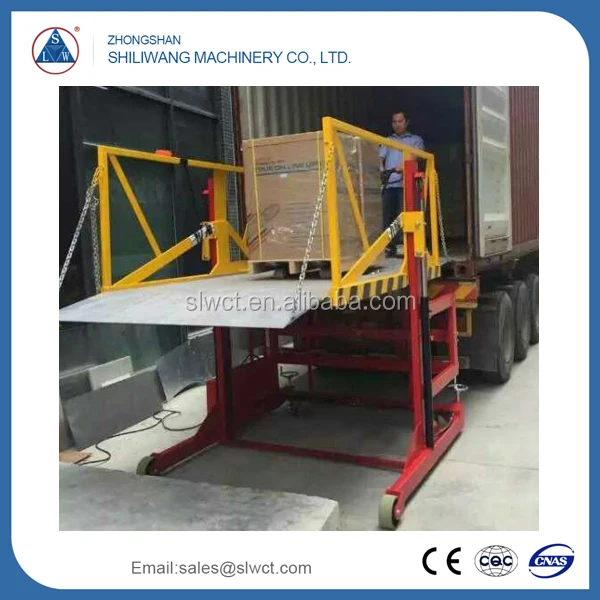2000kg Electric Hydraulic Movable Loading Dock Platform - Buy Loading ...
