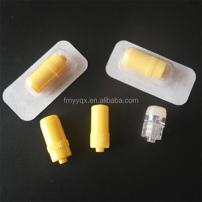 Heparin Injection Cap Stopper For Iv Cannula With Wing Port Pen Type ...
