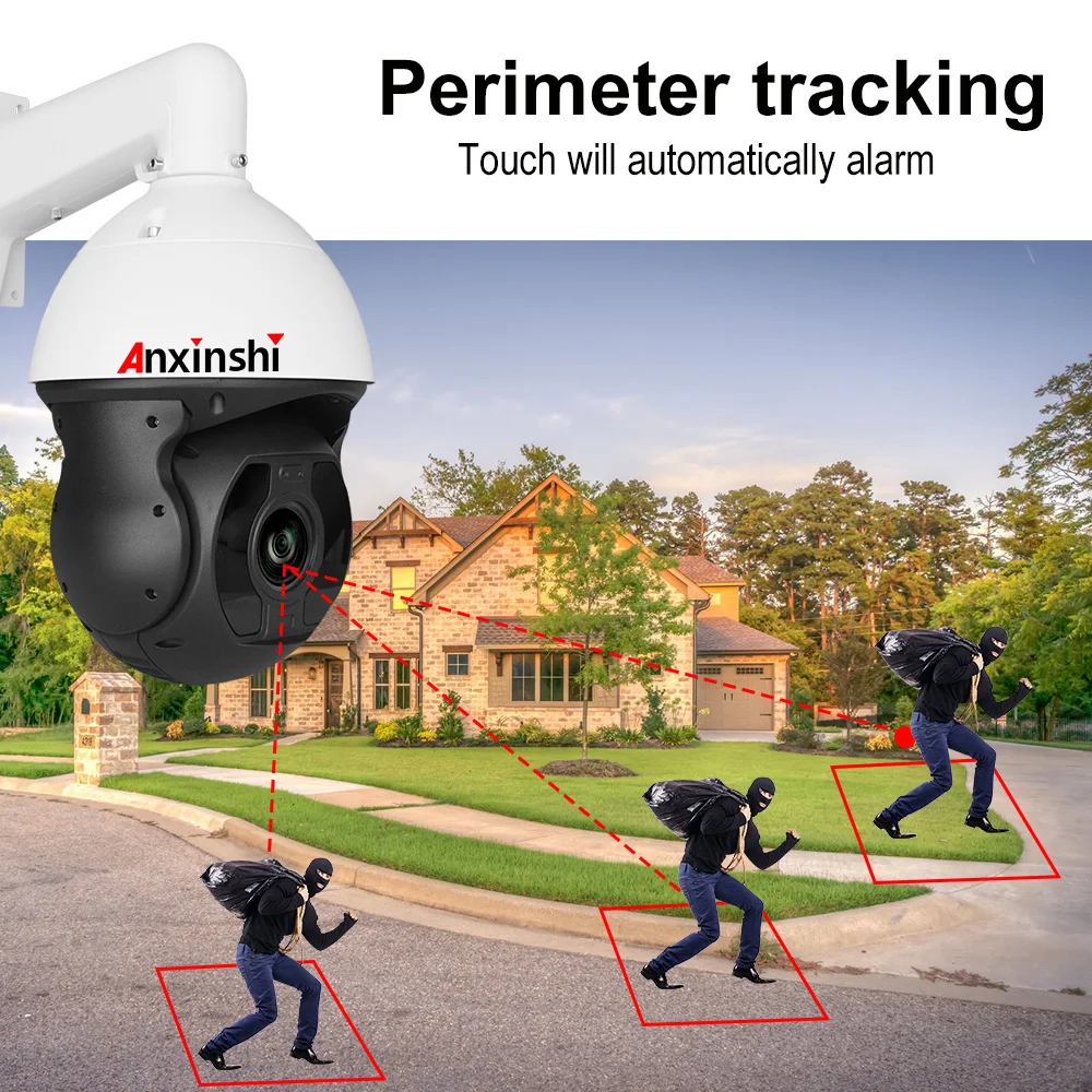 Poe H.265 36x 2mp Security Camera Laser 300m 6"hd Ip Intelligent Auto ...