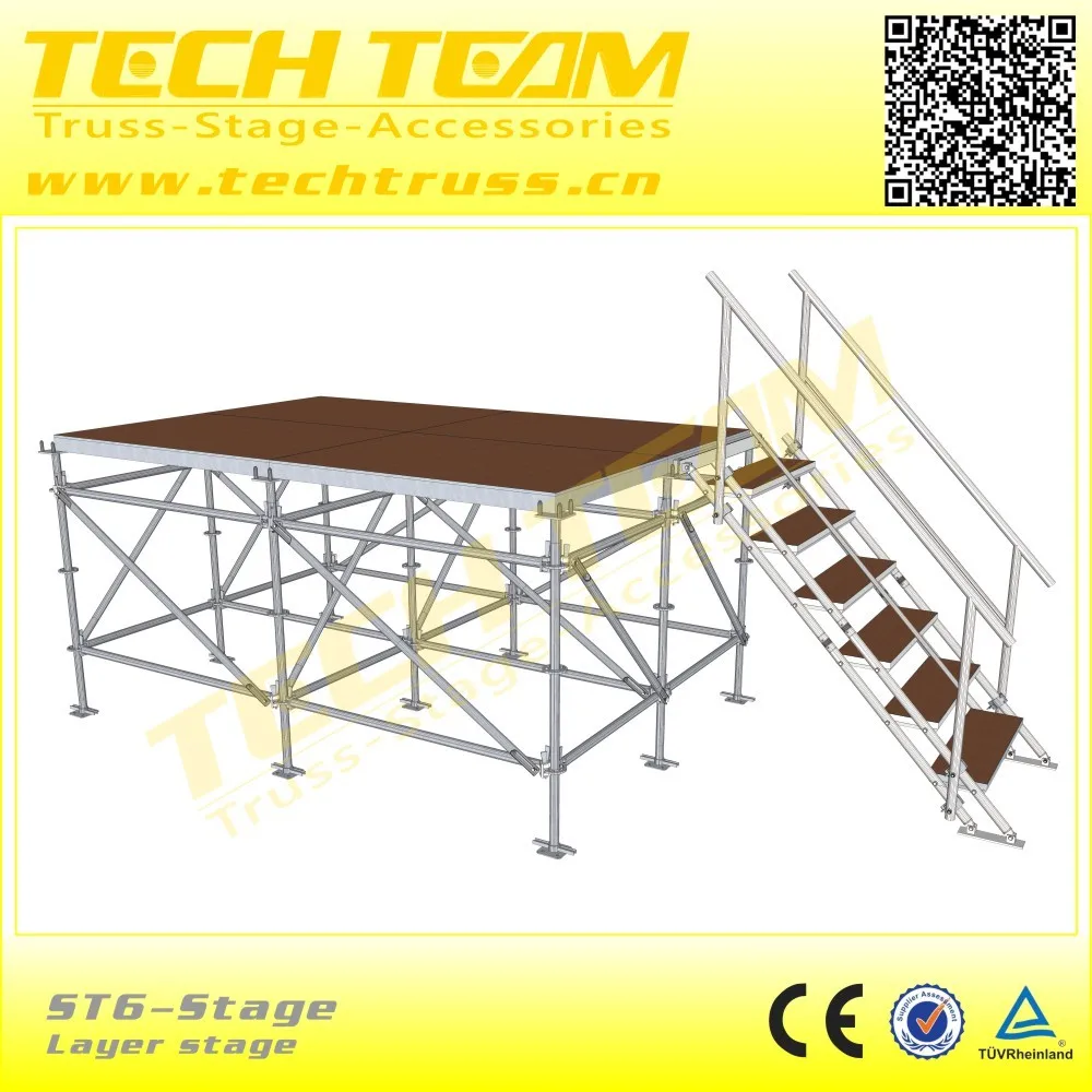 Adjustable Aluminum Telescopic Portable Stage Legs