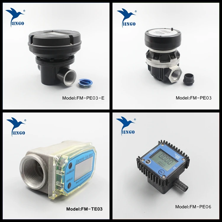 Od12.4mm Volumetric Oval Gear Flow Meter For High Viscosity Oil Diesel ...