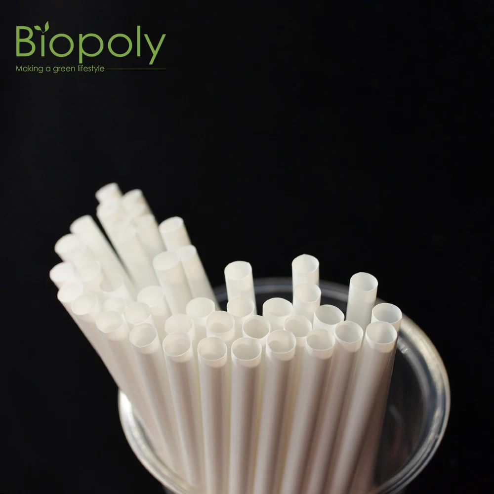Corn Starch 100% Biodegradable Plastic Drinking Straw Pla Straw - Buy ...