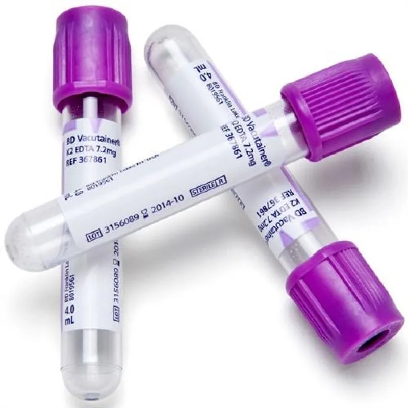 Blood Collection Tubes Bd Vacutainer Plus Tube For Whole Blood ...