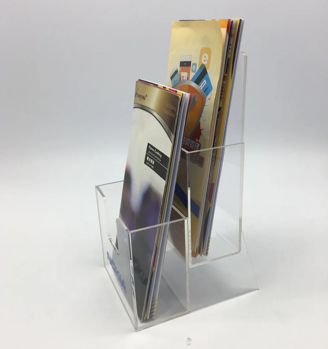 Acrylic Brochure Holders - Durable & Clear Display Stands