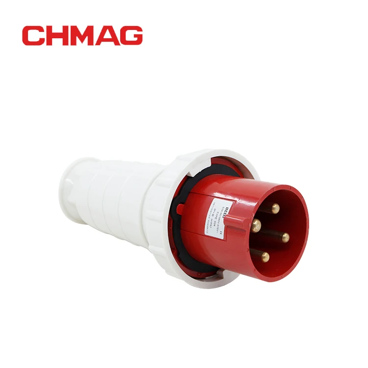 Ip55 4 Pin 125amp 20a 380v Waterproof Industrial Plug And Socket - Buy ...