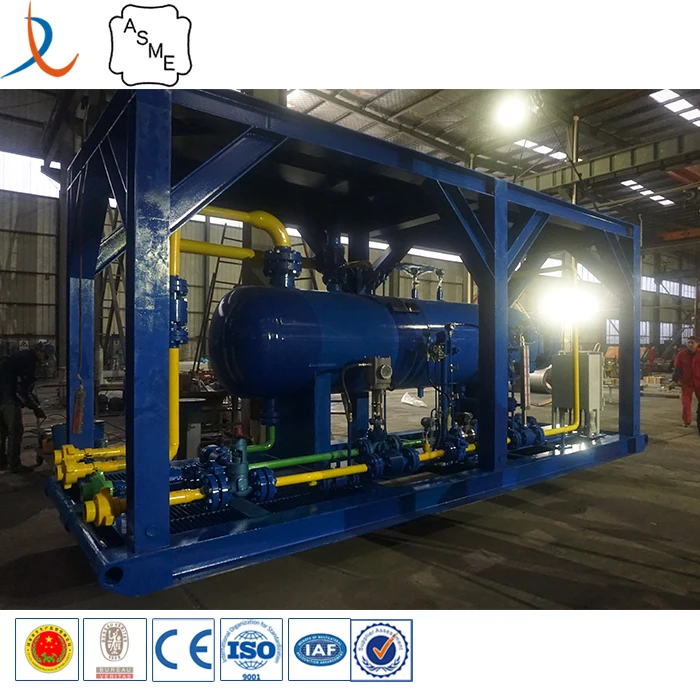 Asme Skid Mounted Oil Well Testing 3-phase Separator / Well Test Gas ...