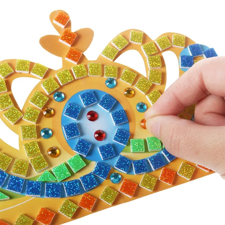 Kindergarten Kids DIY Eva Mosaic Sticker - Fun Crafts