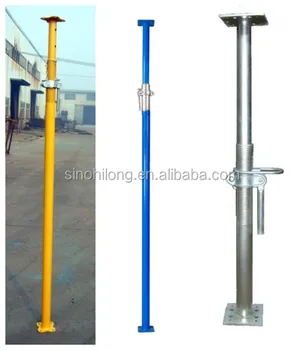 Adjustable Steel Shoring Props For Supporting H20 Formwork Beams - Buy ...