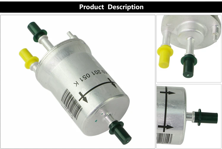 Auto Parts Fuel Filter With Pressure Regulator 1k0201051k For German ...