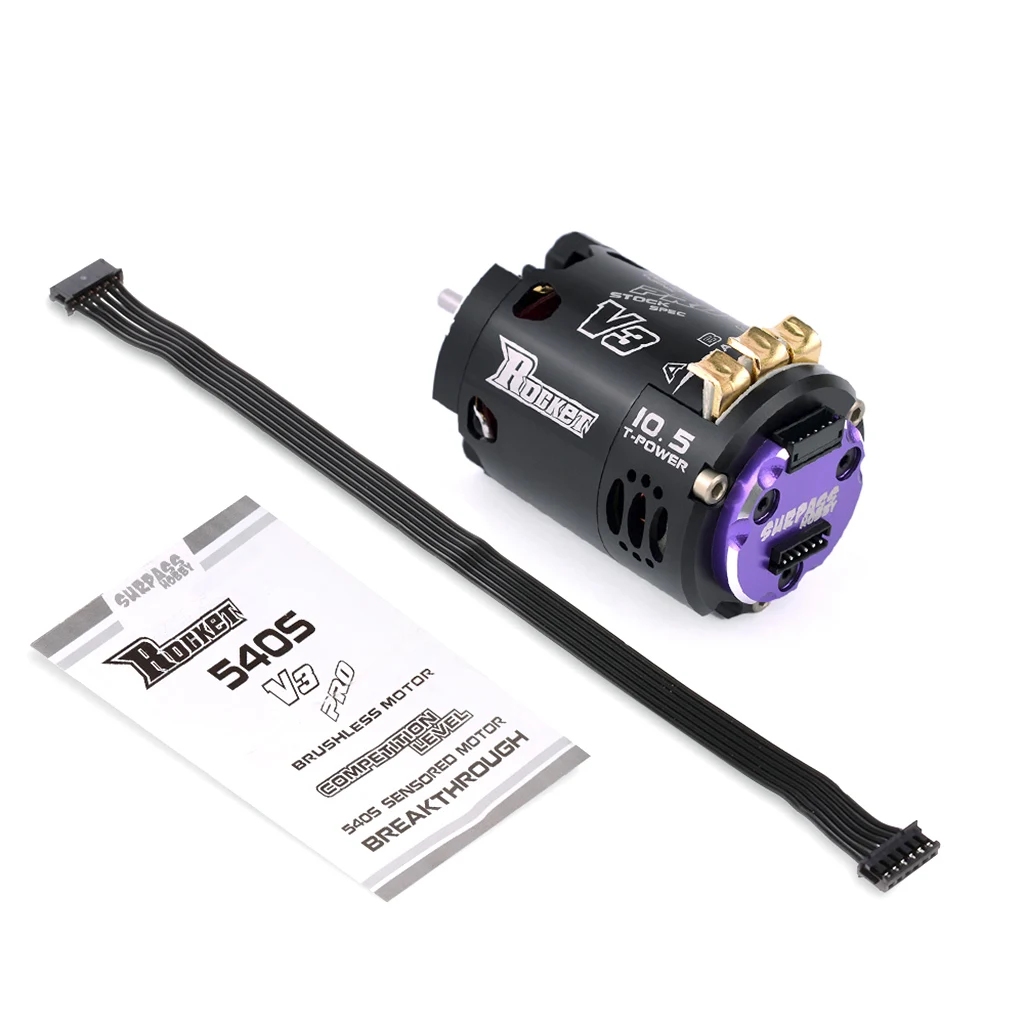 Rc Hobby Rocket Electric 540-v3 Dual Sensored Brushless Dc Motor For 1: ...