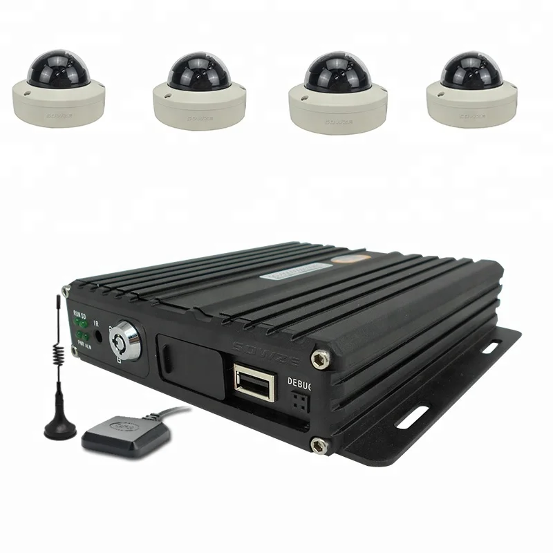 Wholesale 4 Channel Ahd Mobile Dvr Kit For Vehicle Security ...