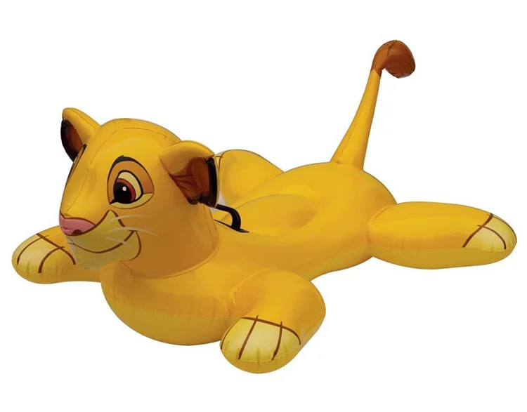 Durable Inflatable Lion King Pool Float - Heavy Duty Vinyl