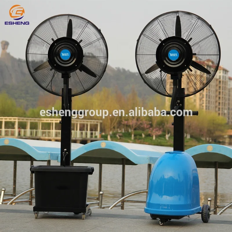 26" Inch Outdoor Industrial Electric Mist Fans With Water Spray - Buy ...