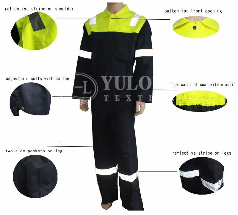 100% Cotton Offshore Coverall For Oil And Gas Industry - Buy Offshore ...