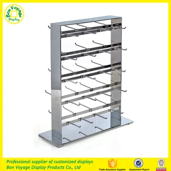 Retail Metal Double Sides Tabletop With Hooks Display Rack,Durable ...