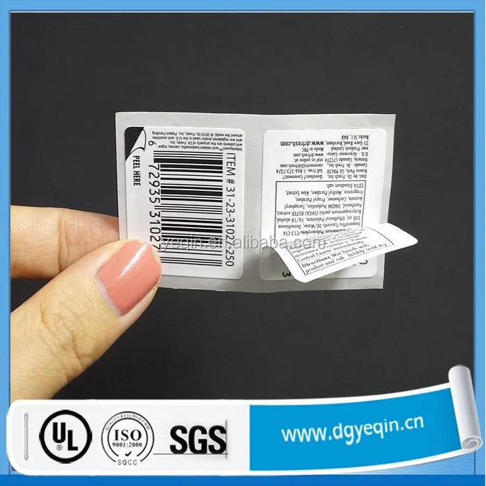 4 Sides Printed Label Sticker,4 Layered Label,Double Peel Label - Buy ...