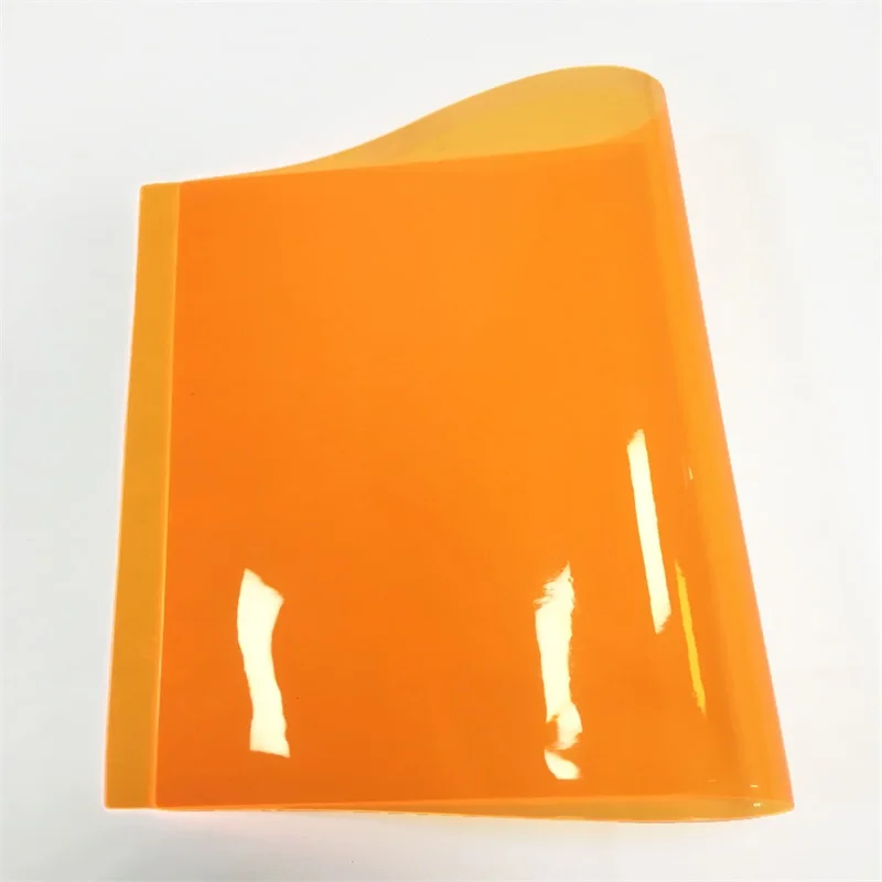 Super Fluorescent Neon Clear Pvc Color Vinyl Film Flexible Transparent ...