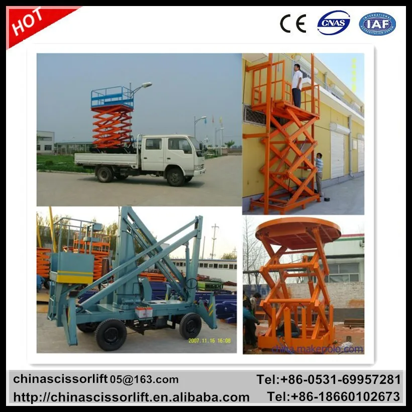 Outdoor Freight Elevator Guard Rail Lift Hydraulic Cargo Lift - Buy ...