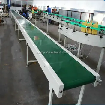 Adjustable Speed Rubber Band Belt Conveyor For Vegetable - Buy Rubber ...