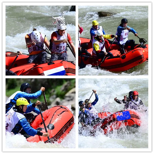 Red Rafting Boat River Raft Inflatable Boat - Buy Rafting Boat,Red ...