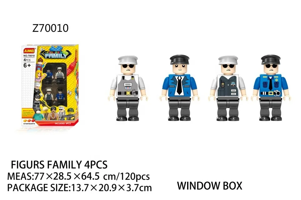 40 Pack Mini Building Block Setsmini Action Figure Toys Include 40 7802