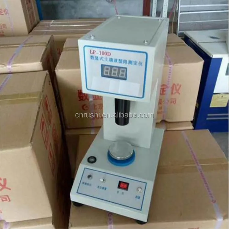 High Performance Soil Liquid Limit And Plastic Limit Tester/lab Soil ...