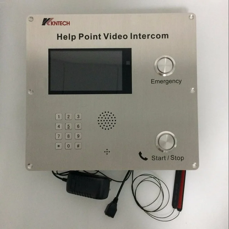 KNTECH Emergency SIP Bi-Directional Two Way Video Help Point