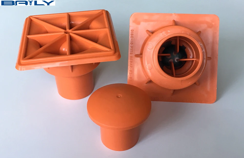 OSHA Orange Rebar Safety Caps - Prevent Accidental Injury