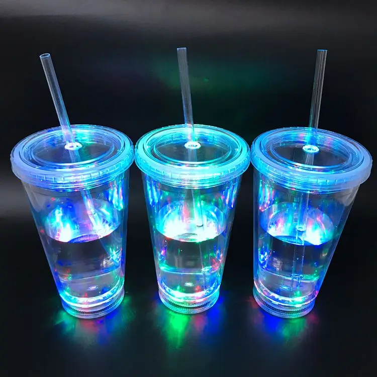 LED Cup - Customizable 450ml Party Decoration with Lids
