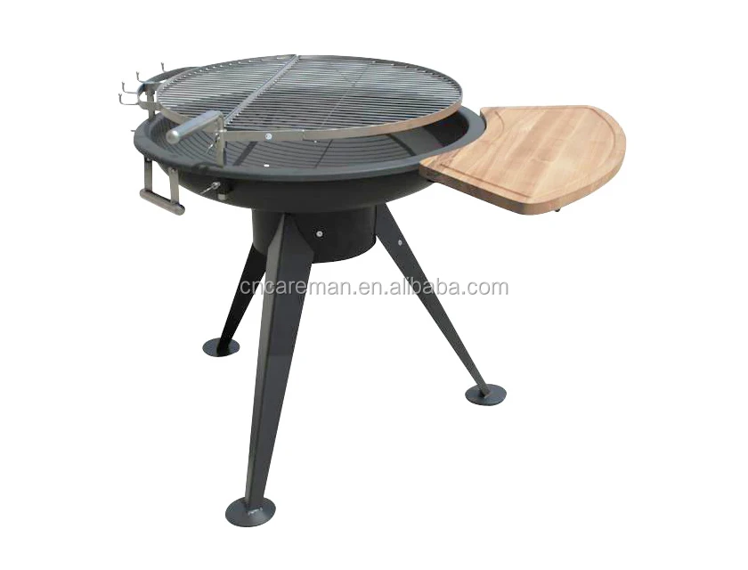 3 Legged High Feet Tripod Charcoal Fire Bowl/pit With Swivel/swing Out ...