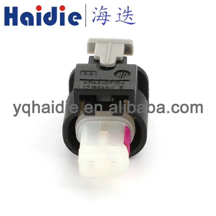 2 Pin Female PA66 GF15 Waterproof Connector - 1718648-1