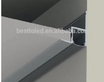 China Wall Corner Edge Coving Aluminum Fence Profile Extrusion For Led ...