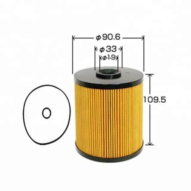 Hepa Auto Diesel Fuel Filter Element 23401-1682 for Hino Bus
